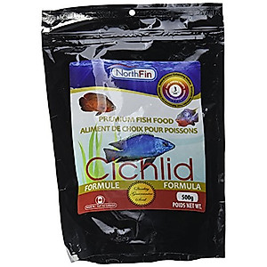 Northfin Premium Cichlid Fish Food - Nutrient-Rich, Color-Enhancing, Slow-Sinking Pellets for Vibrant, Healthy Aquarium Fish - 100g/250g/500g/1kg/2.5kg