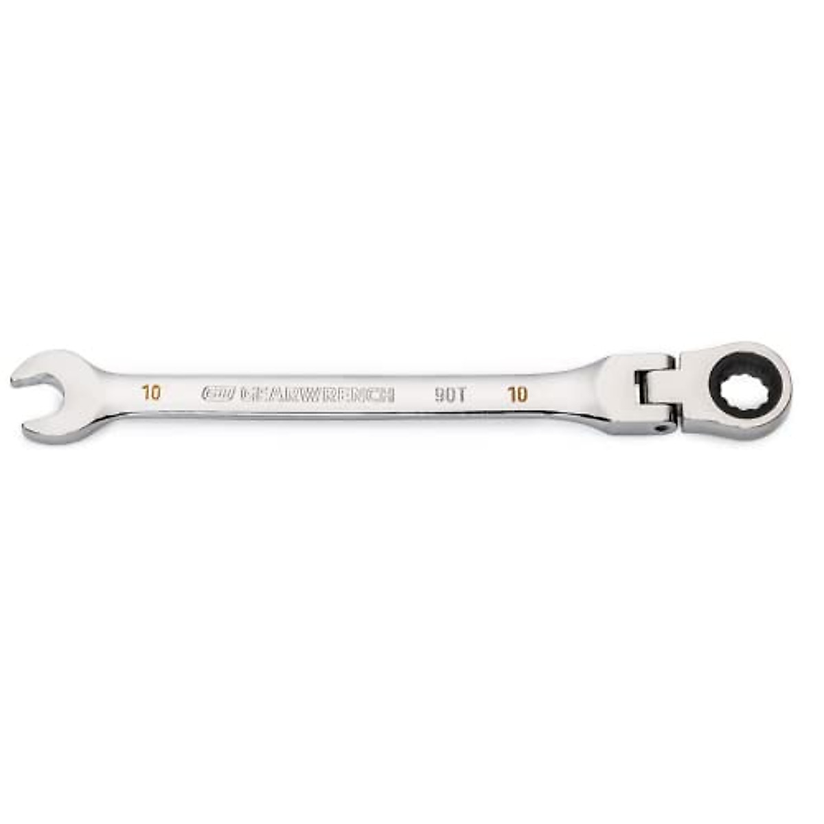 GEARWRENCH 10mm 4 Degree Swing Arch 12 Point Flex Head Ratcheting Combination Wrench - 86710