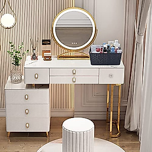 Ggbin Plastic Basket for Organizing, Grey Plastic Basket 8 Quart, Set of 4