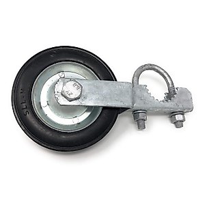 GATE Helper Wheel: for Chain Link Fence and Other Swing Gates with 1.5-2" Frames