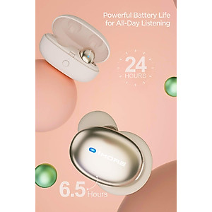 1MORE Stylish True Wireless in-Ear Headphones - Bluetooth - 6.5 Hours of Battery - 15-Minute Quick Charge for 3 Hours of Use – Portable Charging Headphone Case Included - True Wireless Earphones