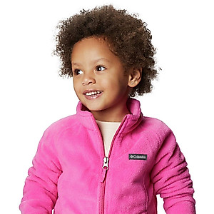 Columbia unisex-baby Benton Springs Fleece Jacket, Pink Ice, 18-24 Months