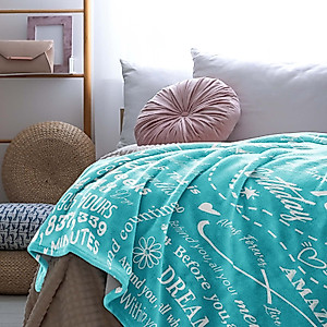 Kesidilo 15 Year Old Girl Gifts for Birthday, Quinceanera Gifts for Happy 15th Birthday Decorations,15th Birthday Gifts for Teen Girls,Gift Ideas for 15 Year Old Girls Throw Blanket 50 "X60