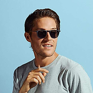 NOOZ Sunglasses polarized for Men and Women - 100% UV protection - Black Colour - with Compact Case - DINO Collection