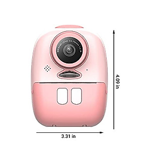 MIANHT Instant Print Digital Camera - Kids Digital Camera, Ink Free Printing 1080P Video Camera, 26MP Digital Camera for Kids, with 32GB SD Card, Color Pens, Print Papers