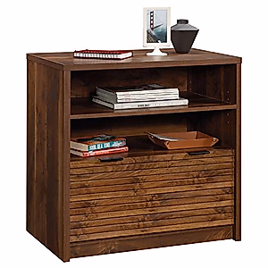 Sauder Harvey Park Engineered Wood Lateral File Storage Cabinet in Grand Walnut