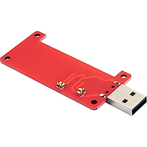 risingsaplings USB Type A Male Connector Dongle Expansion Breakout Board Module Kit for Raspberry Pi Zero/W
