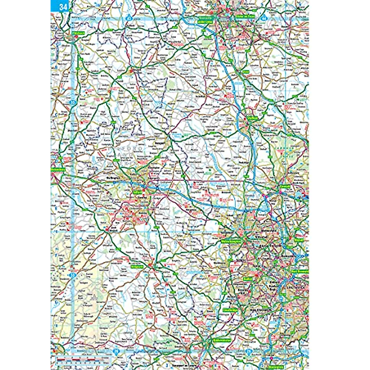 2022 Philip's Big Road Atlas Britain and Ireland: (A3 Spiral binding) (Philip's Road Atlases)
