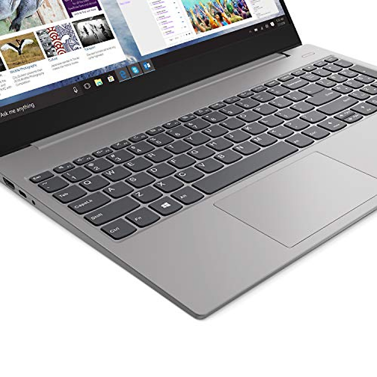 Lenovo Ideapad S340 Laptop, 15.6" HD Narrow-Bezel Screen, Intel Core i3-8145U Processor, 8GB DDR4 RAM, 128GB PCIe NVMe M.2 SSD, Wi-Fi, HDMI, Webcam, Windows 10 Home (Grey)