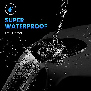 Favoto Motorcycle Cover Reflective 96.5 inches Length All Season Universal Weather Waterproof Sun Outdoor Protection with Lock-Holes & Storage Bag Motorbike Vehicle Cover