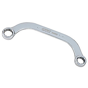 Sunex 993502 7/16" by 1/2" Fully Polished Half Moon Double Box Wrench