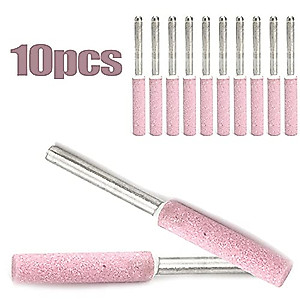 Replacement Part for M.C 5/10x Chainsaw Sharpener Burr Grinding Stone 4.8mm 3/16 Chain Saw Sharpening Set