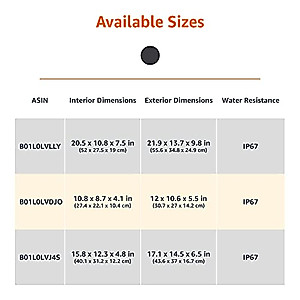 Amazon Basics Medium Hard Camera Case, 18 x 14 x 6 Inches, Black, Solid