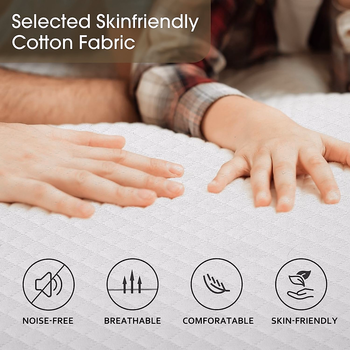 PayLessHere Gel Memory Foam Mattress,Mattress for Cooling Sleep & Pressure Relief, Mattress in a Box with Washable and Removable Zipper Cover,Fiberglass Free,CertiPUR-US Certified,6 Inch Full