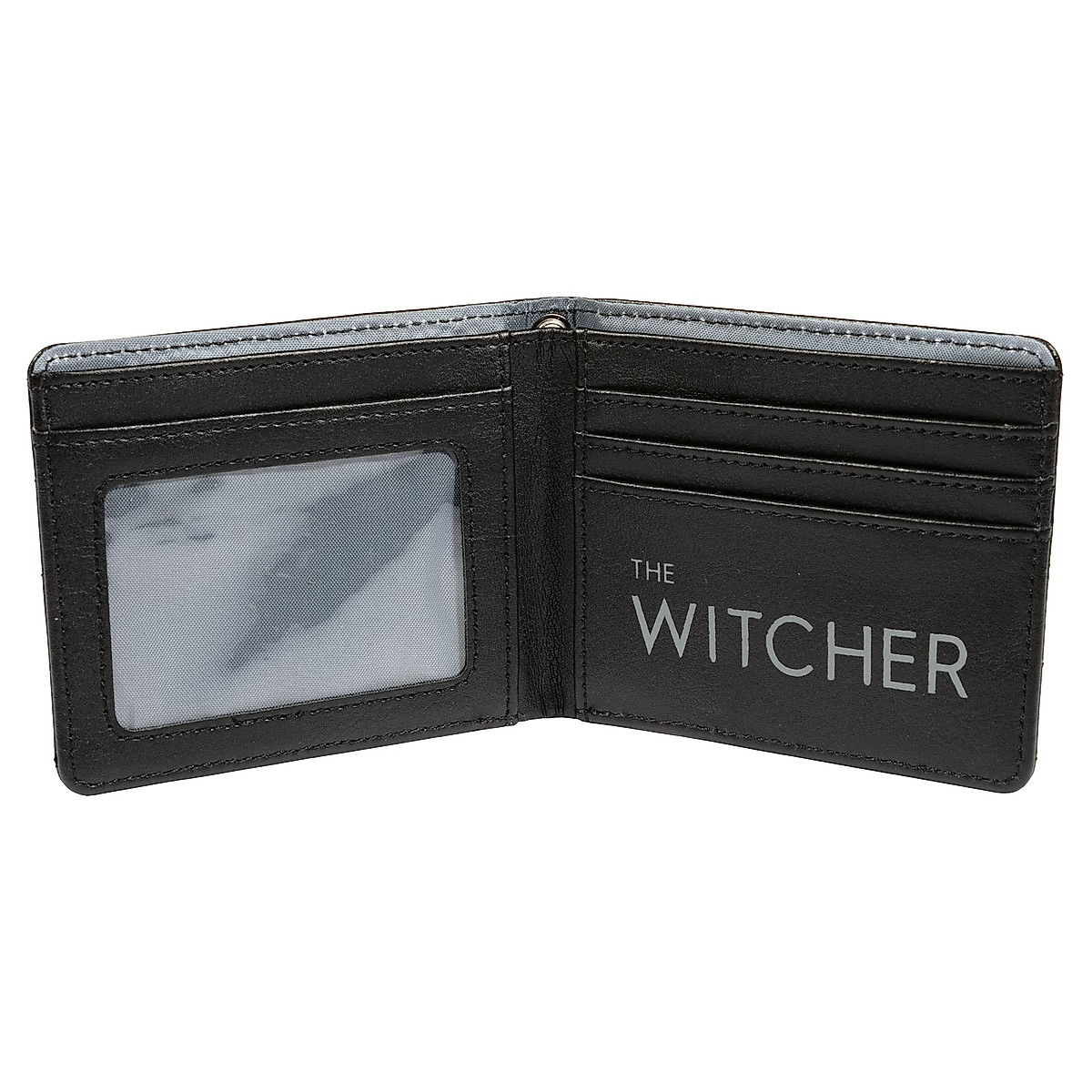JINX Netflix's The Witcher Armored Up Bi-Fold Wallet, Black, Standard Size