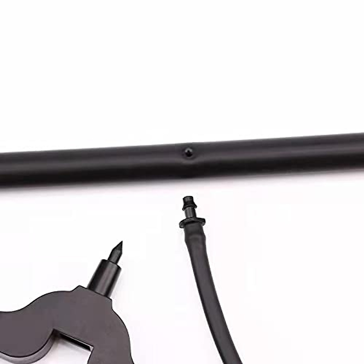 La Farah Universal 1/4" Barbed Coupling Fittings 100 -Pack, Fit of 1/4" Drip Tubing, Drip Irrigation Accessories Barbed Couplers,Black