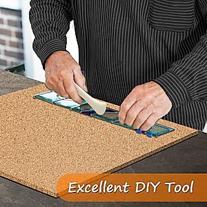 12" X 12" Stained Glass Supplies, 1/2" Thick Heat Resistant Stained Glass Work Surface, Stain Glass Tools and Supplies to Protect Table and Countertops from Damage - by Godora