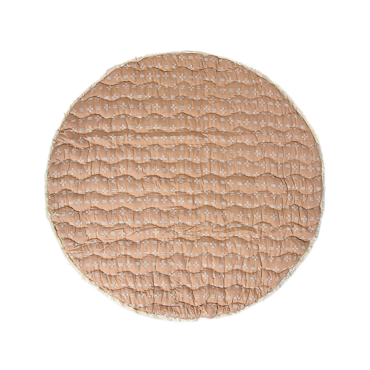 Crane Baby Activity Mat, Infant and Baby Quilted Playmat for Boys and Girls, Safari Animal, 40” x 40”