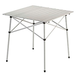 Coleman Outdoor Folding Table | Ultra Compact Aluminum Camping Table, White
