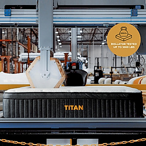 Brooklyn Bedding Titan 13" Hybrid Luxe Mattress for Plus Size Sleepers, King