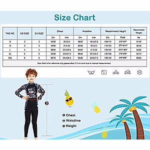 Full Body Kids Swimsuit One Piece Rash Guard Long Sleeve Wetsuit Skin for Girls Boys Children, Sunsuit Swimwear UPF 50+ UV Sun Protection Quick Dry for Beach Water Sports (Boy Black, S)
