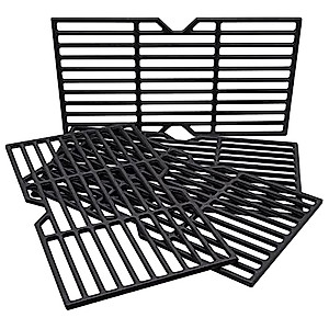 Adviace Grill Replacement Parts for Charbroil CharBroil 463240115 463239915 463230514 463230515 463230512, 463240115 Replacement Grates, 16 7/8" Cast Iron Cooking Grates