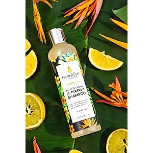 Flora & Curl African Citrus Superfruit Shampoo for Kinky and Curly Natural Hair 10.5 fluid-oz