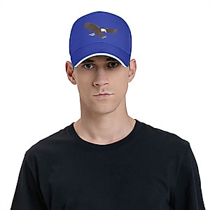 Eagle Baseball Cap Trucker Hat Sun Caps Sports Hats Running for Teenager Men Women Unisex Blue