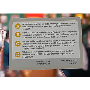 You Gotta Know Pittsburgh Hometown - Trivia Game