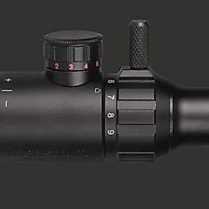 Monstrum 3-9x32 Rifle Scope with Rangefinder Reticle | Monstrum Offset Picatinny Scope Rings | Bundle