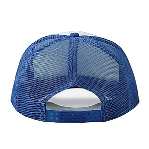 EIKOU Gravity Falls Mabel's Hat Pink Dipper's Hat Pink Dipper Aqua Blue Pine Hat Embroidered【Come with The Necklace】 (Blue)