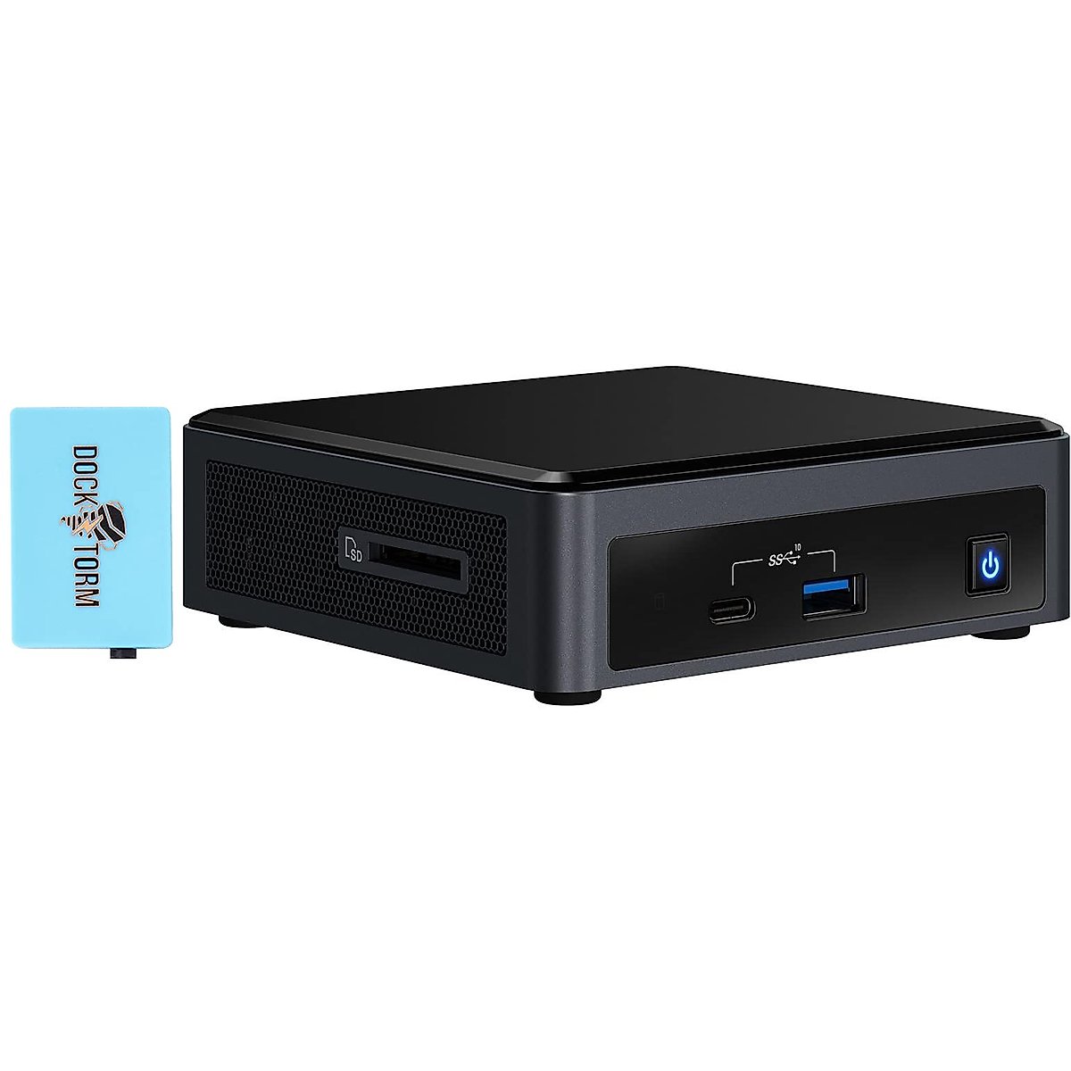 Intel NUC Kit NUC10I5FNKN1 Home & Business Mini Desktop Black i5-10210U 4-Core, UHD, WiFi, Bluetooth, 1xHDMI, SD Card, No OS Barebone Unit with Hub