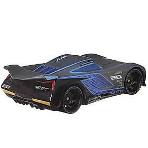 Disney Cars Toys Jackson Storm 1:55 Scale Fan Favorite Character Vehicles for Racing and Storytelling Fun, Gift for Kids Ages 3 Years and Older, Multicolor