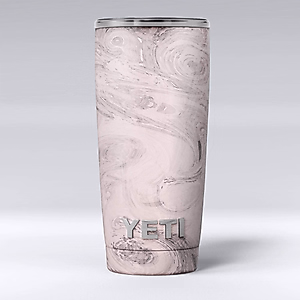 Design Skinz Slate Marble Surface V19 - Skin Decal Vinyl Wrap Kit Compatible with The Yeti Rambler Cooler Tumbler Cups
