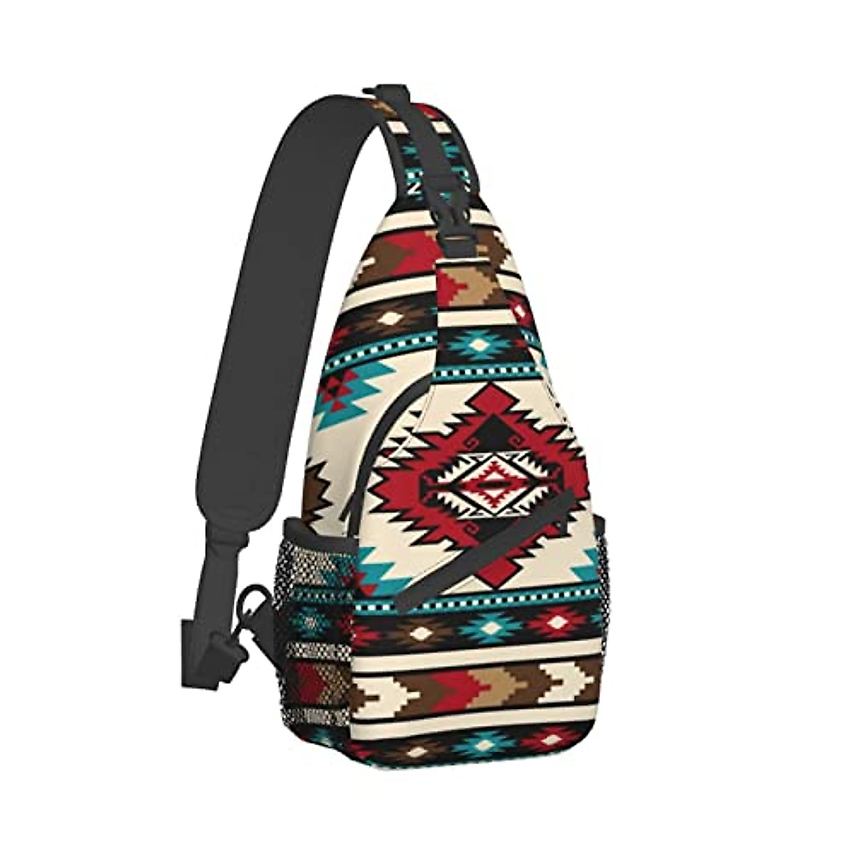 ROSIHODE Cute Native American Sling Backpack Casual Indian Chest Bags Crossbody Travel Hiking Daypack For Women Men