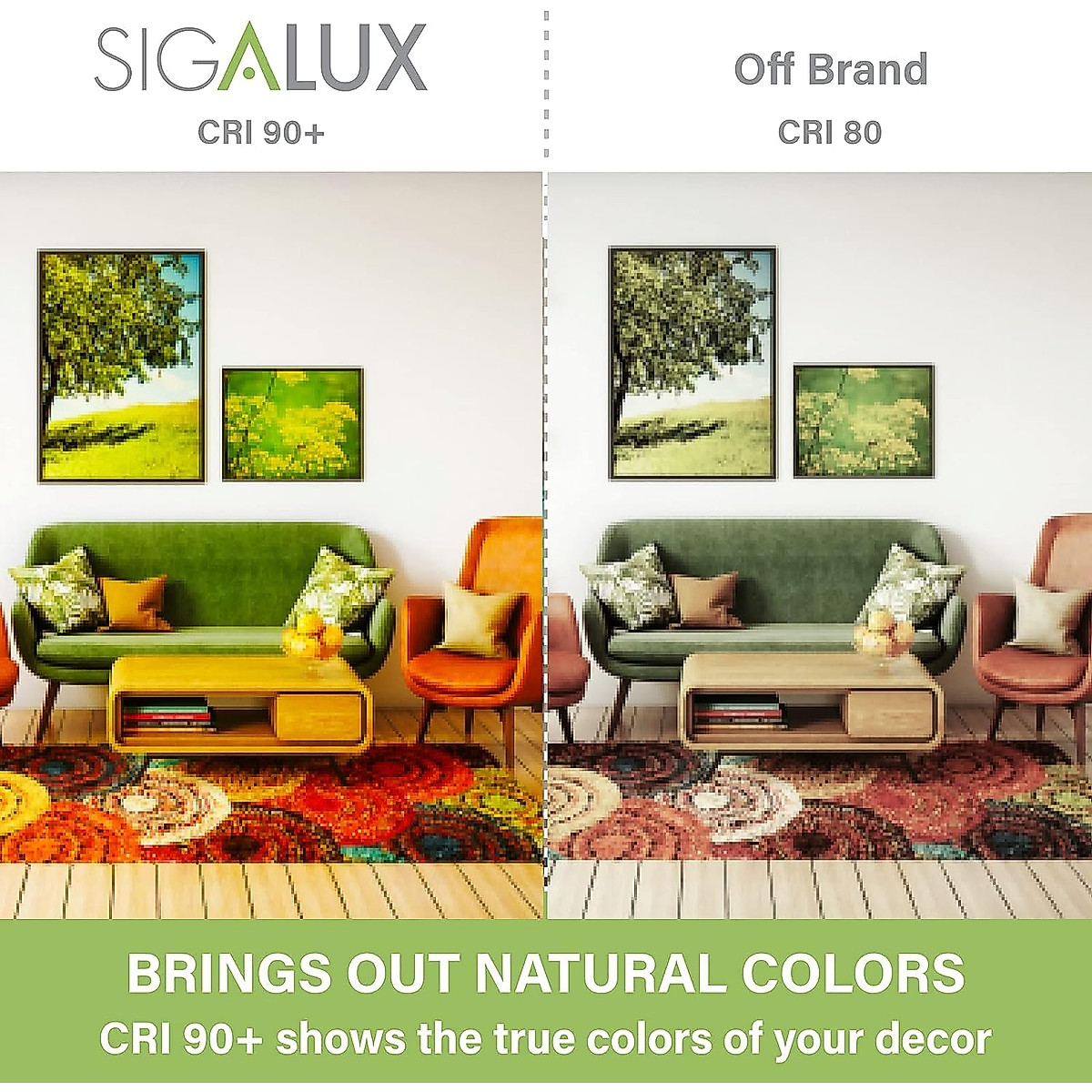 Sigalux Edison Bulbs, E26 LED Bulb 60 Watt Dimmable Vintage Light Bulbs, LED Filament Amber Light Bulb with 90 CRI, ST19 Antique Old Fashioned Retro Light Bulb 2700K Soft White, 9W, 700LM, 6 Pack