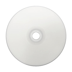 Optical Quantum Blue AZO CD-R 700MB 52X White Inkjet Hub Printable Blank Recordable Media Discs – 100pk Spindle for Music, Data, and Photo Storage