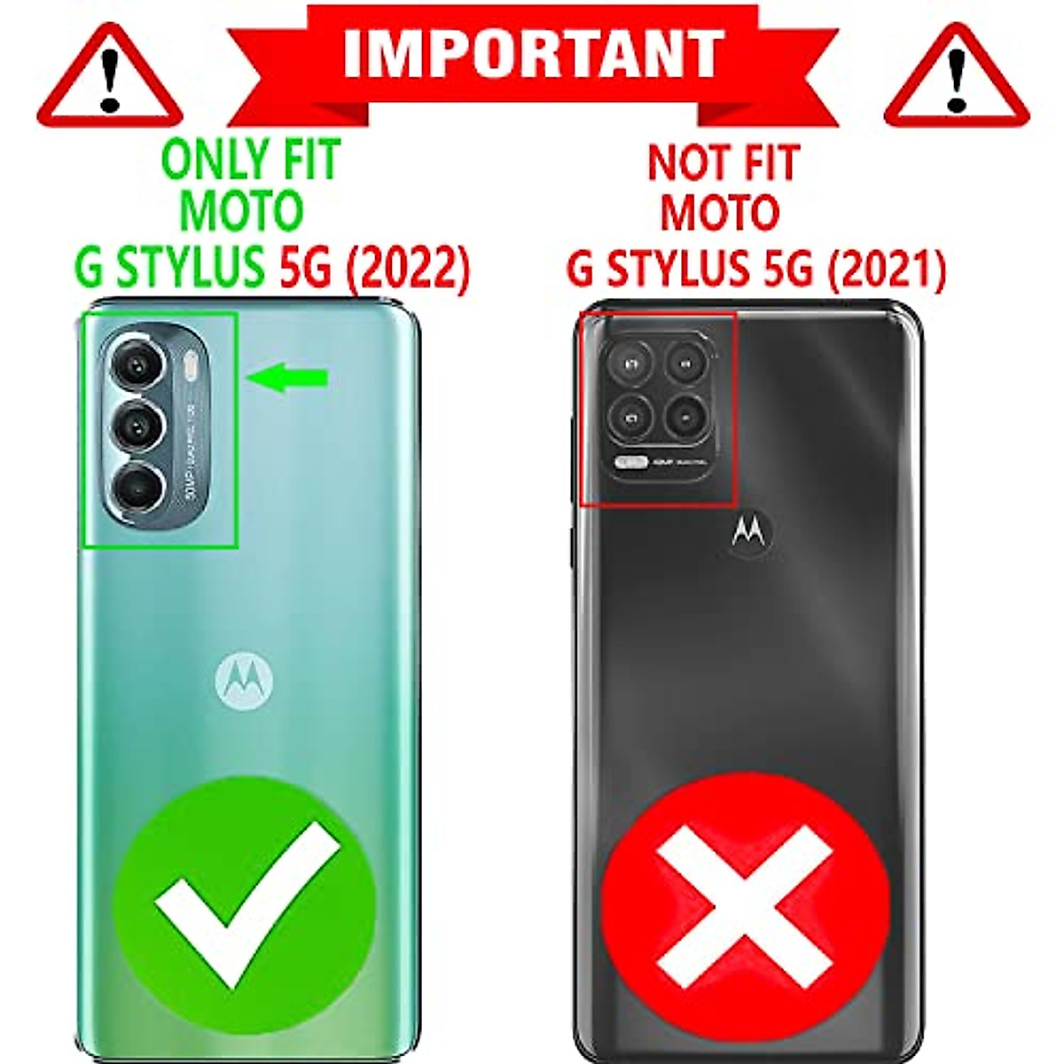 STARSHOP Moto G Stylus 5G 2022 Phone Case, with [Tempered Glass Screen Protector Included] Liquid Bling Sparkle Floating Glitter Quicksand Cover Girls Women for Motorola G Stylus 5G 2022- Teal/Purple