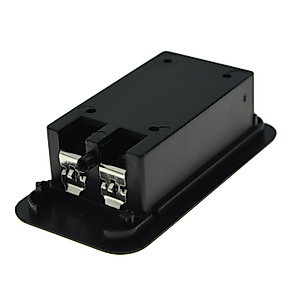 KAISH 9V Battery Cover Battery Box Case Compartment for Active Guitar Bass