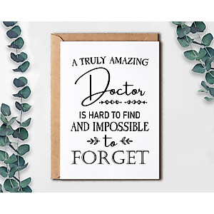 EruditeGifts Funny Appreciation Card - Thank You Card For Doctors - Hilarious Birthday Card - Gift Card For Doctor Him Her