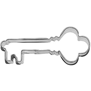 Antique Key 3.5 Inch Cookie Cutter from The Cookie Cutter Shop – Tin Plated Steel Cookie Cutter