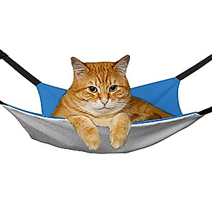 USA Wyoming State Flag Pet Hammock Comfortable Adjustable Hanging Bed for Small Animals Dogs Cats Hamster