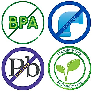 BPA Free Seat Belt Buckle Booster (2-Pack) - Raises Your Seat Belts for Easy Access - Makes Buried Seat Belt Receptacles Stand Upright for No-Hassle Buckling - Free Sticker Set Gift