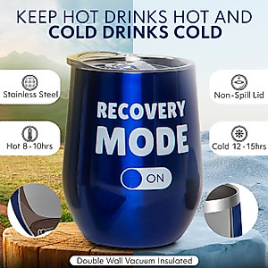 Amabeen Get Well Soon Gifts for Men - Gift Basket Containing Insulated Tumbler, Mindfulness Puzzle Book, Massager Ball, Hot/Cold Gel Pack - Hospital Care Package - Ideal After Surgery & Recovery