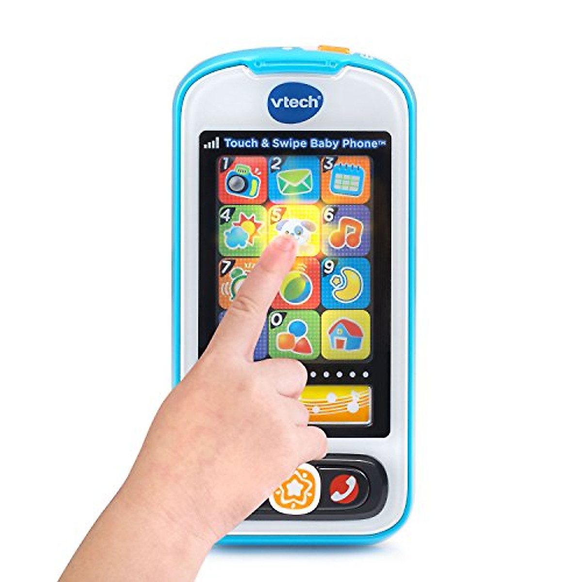 VTech Touch and Swipe Baby Phone, Blue