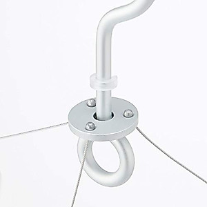 MUJI 02577742 Aluminum Wall Hanger, 16 Pinch / Approx. Width 17.7 x Depth 9.1 inches (45 x 23 cm)'