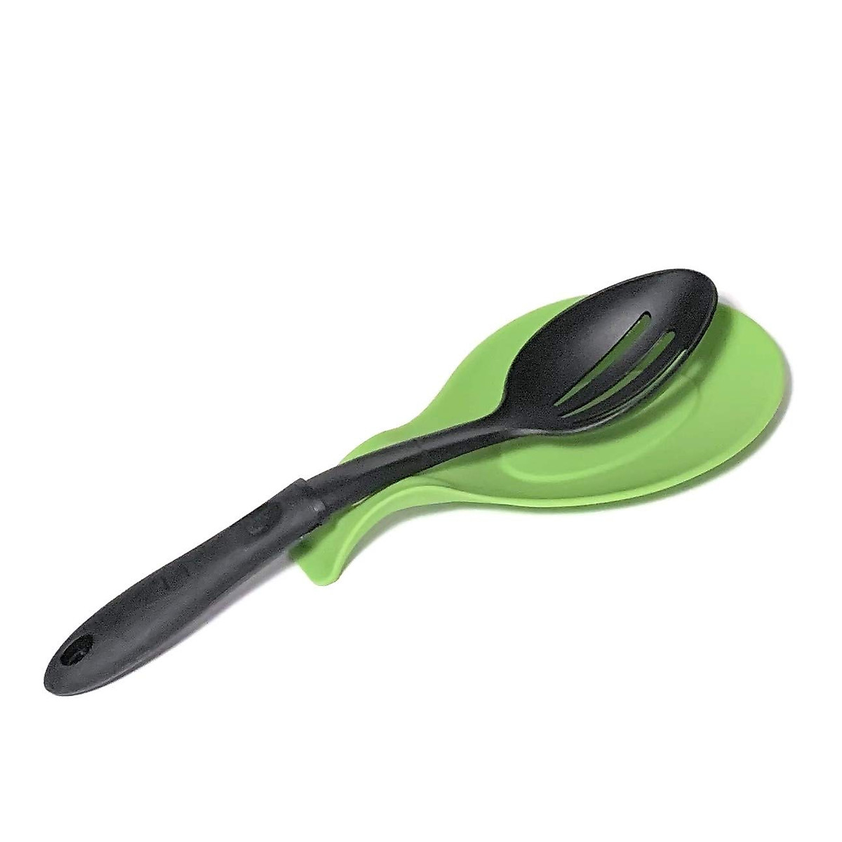 WillourGarbry Spoon Rest Utensil Holder Set of 4 Large and Small Food Grade Silicone Includes Funnel and Coaster