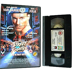 Street Fighter: The Ultimate Battle - Action (1994) - Large Box - R.Julia - VHS