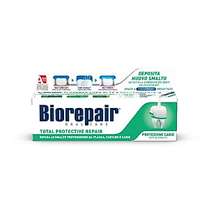 Biorepair: "Total Protective Repair" Toothpaste with microRepair * 2.5 Fluid Ounce (75ml) Tube * [ Italian Import ]
