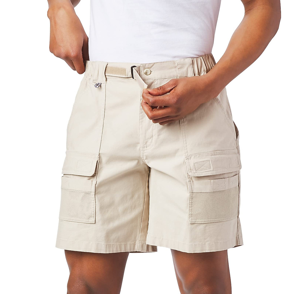 Columbia Men's Half Moon Iii Short, Fossil, 5X x 8